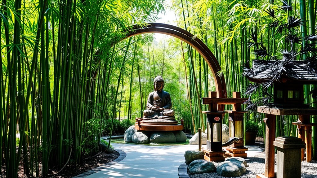 5 Bamboo Garden Features That Add Exotic Structure - The Gardening Tips