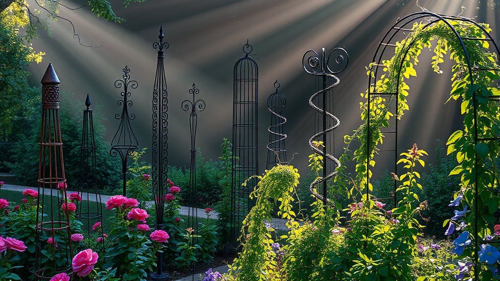 9 Trellis and Support Structures That Become Garden Art - The Gardening ...