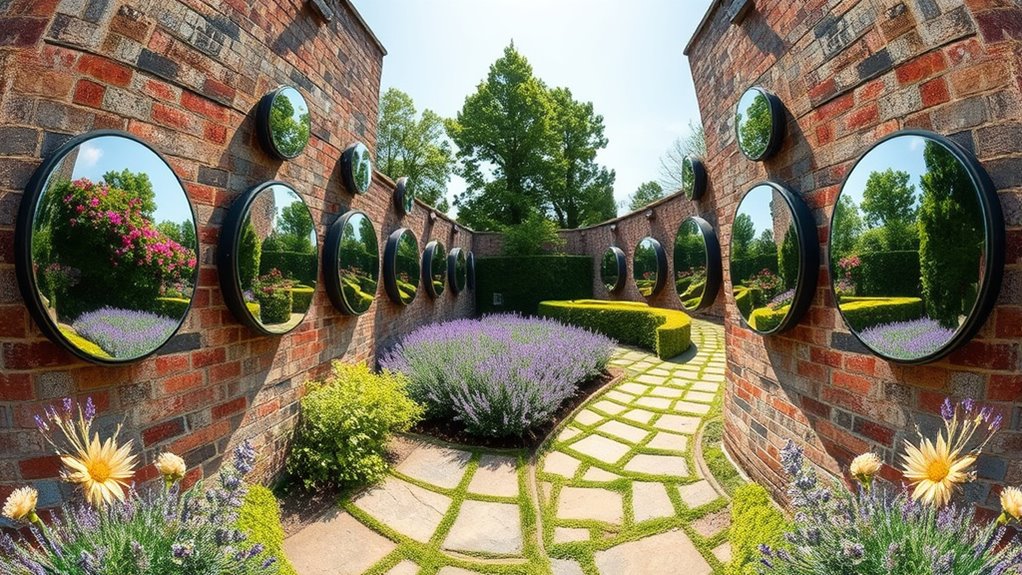 10 Garden Mirror Placements That Create Illusions - The Gardening Tips