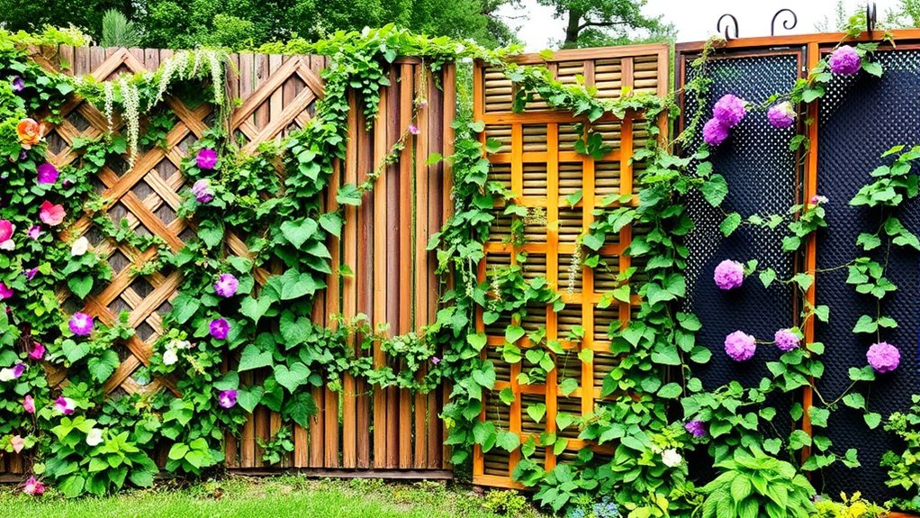 8 Garden Privacy Screens That Double as Plant Supports - The Gardening Tips