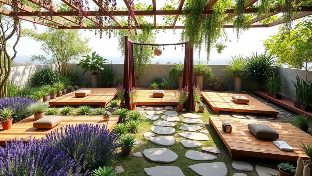 7 Outdoor Yoga Space Designs Within Garden Settings - The Gardening Tips