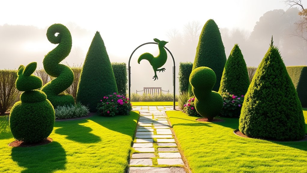 6 Topiary Garden Elements for Structure and Whimsy - The Gardening Tips