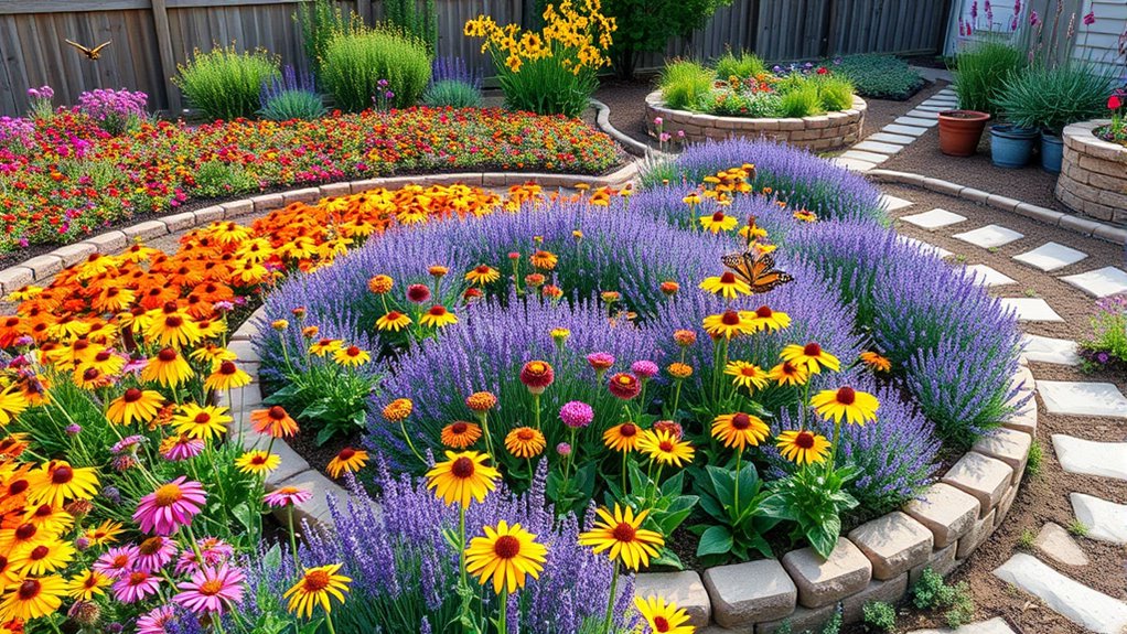 10 Pollinator Garden Layouts That Buzz With Life - The Gardening Tips