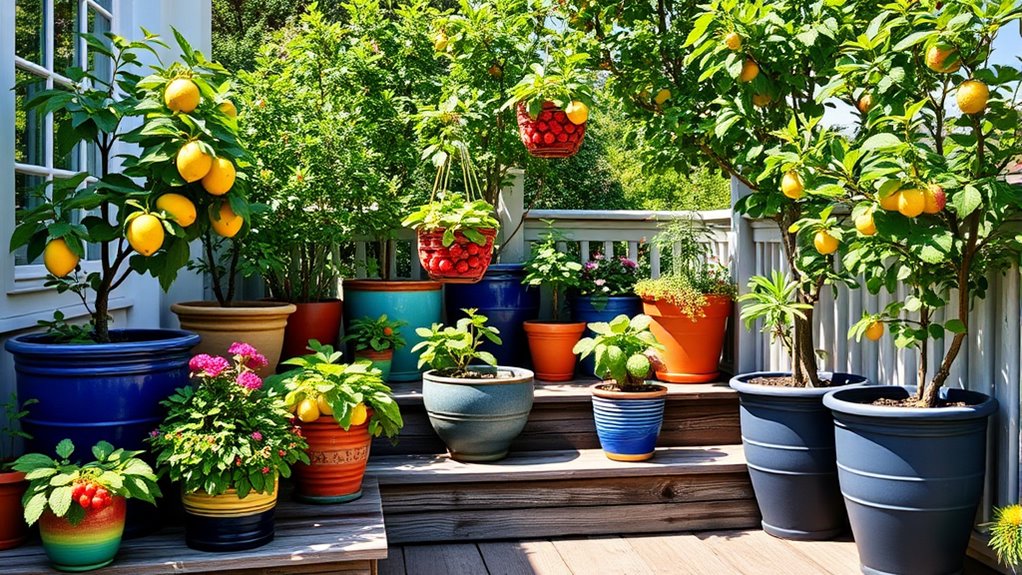 10 Garden Ideas for Growing Fruit in Pots - The Gardening Tips