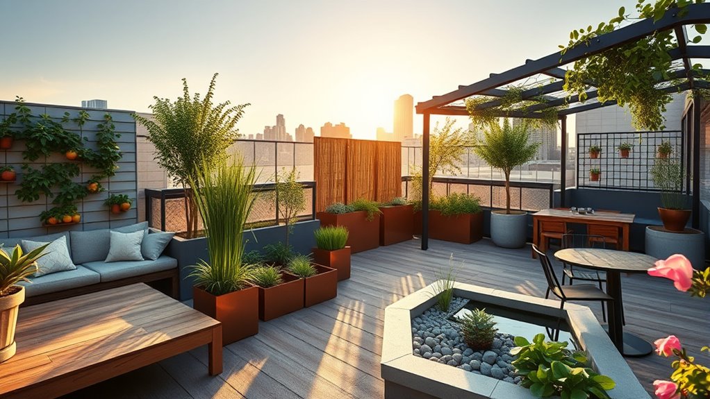 9 Garden Ideas for Rooftop Spaces - The Gardening Tips